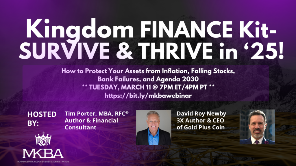 Kingdom Finance Kit - Survive & Thrive in "25! - MorningStar Kingdom ...